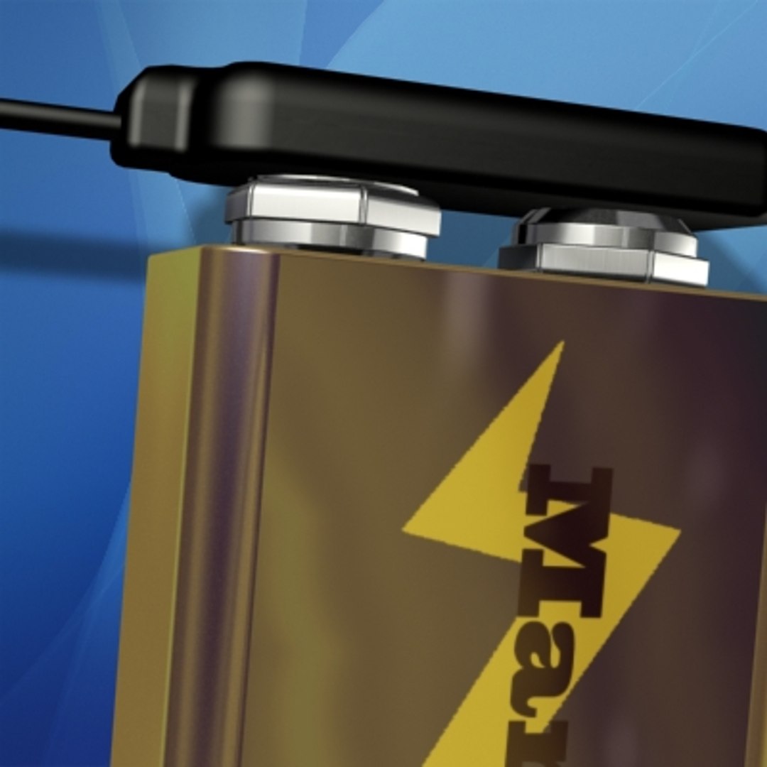 Battery Clips 3d Model