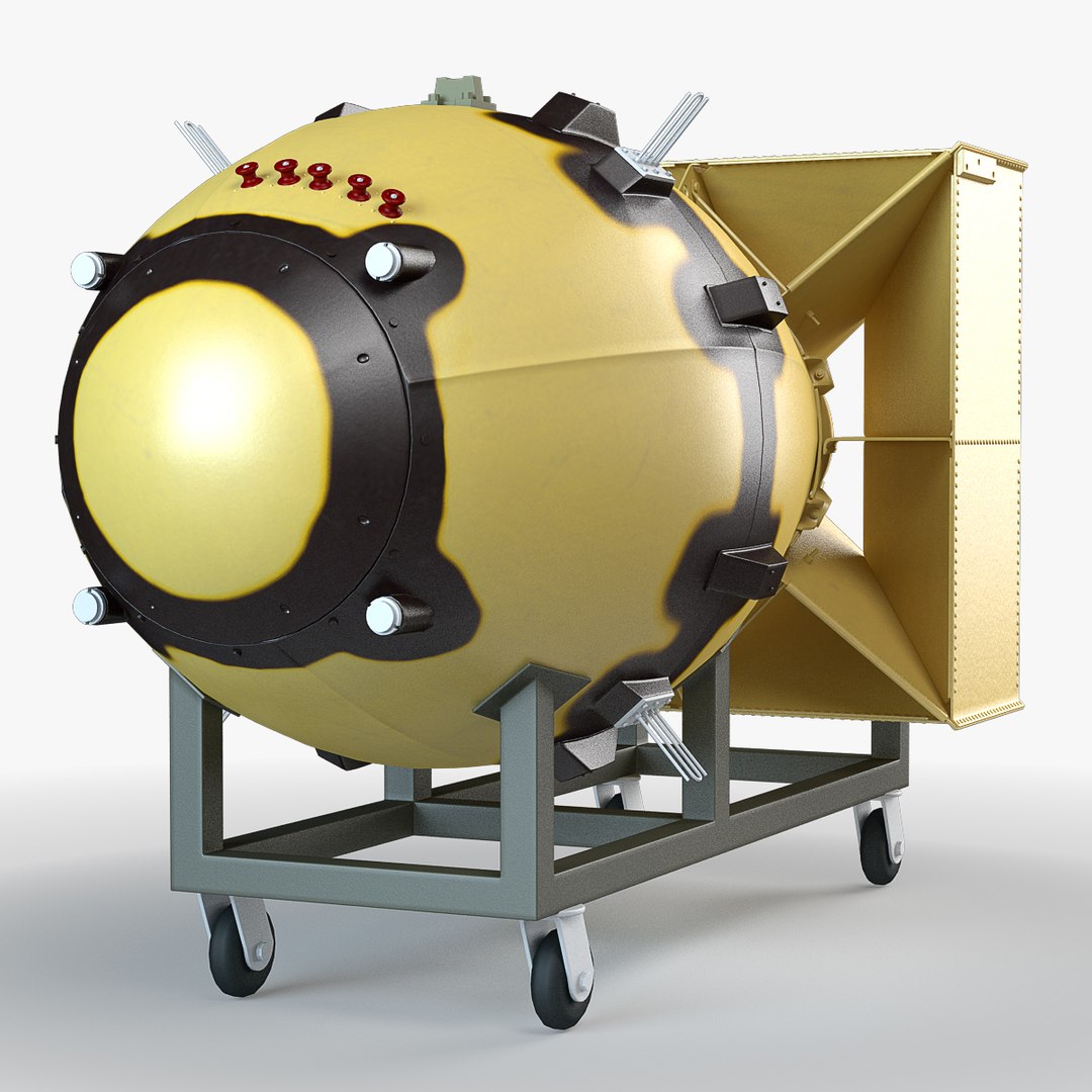 3d Fat Man Atomic Bomb