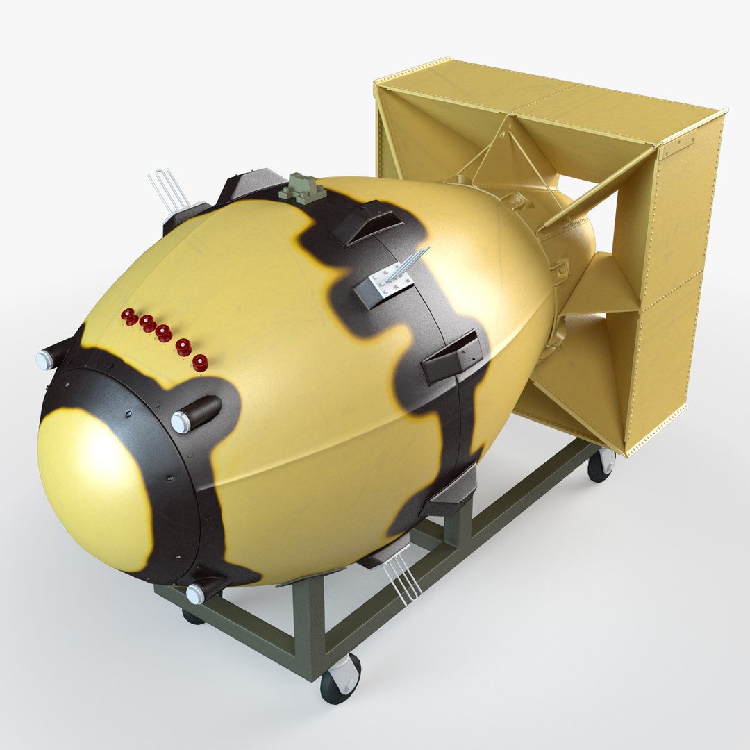 3d Fat Man Atomic Bomb