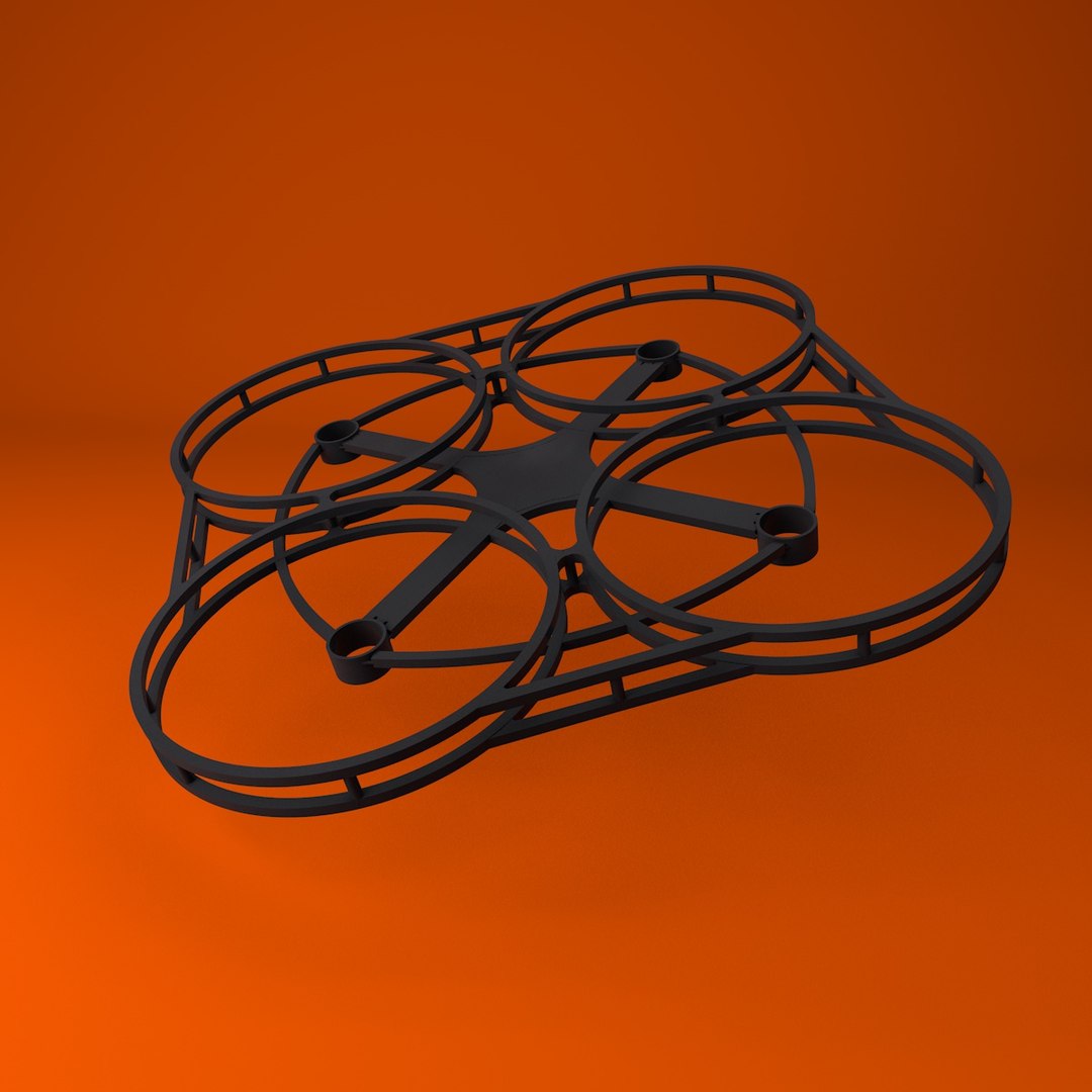 3D FPV Drone Frame - TurboSquid 2380947