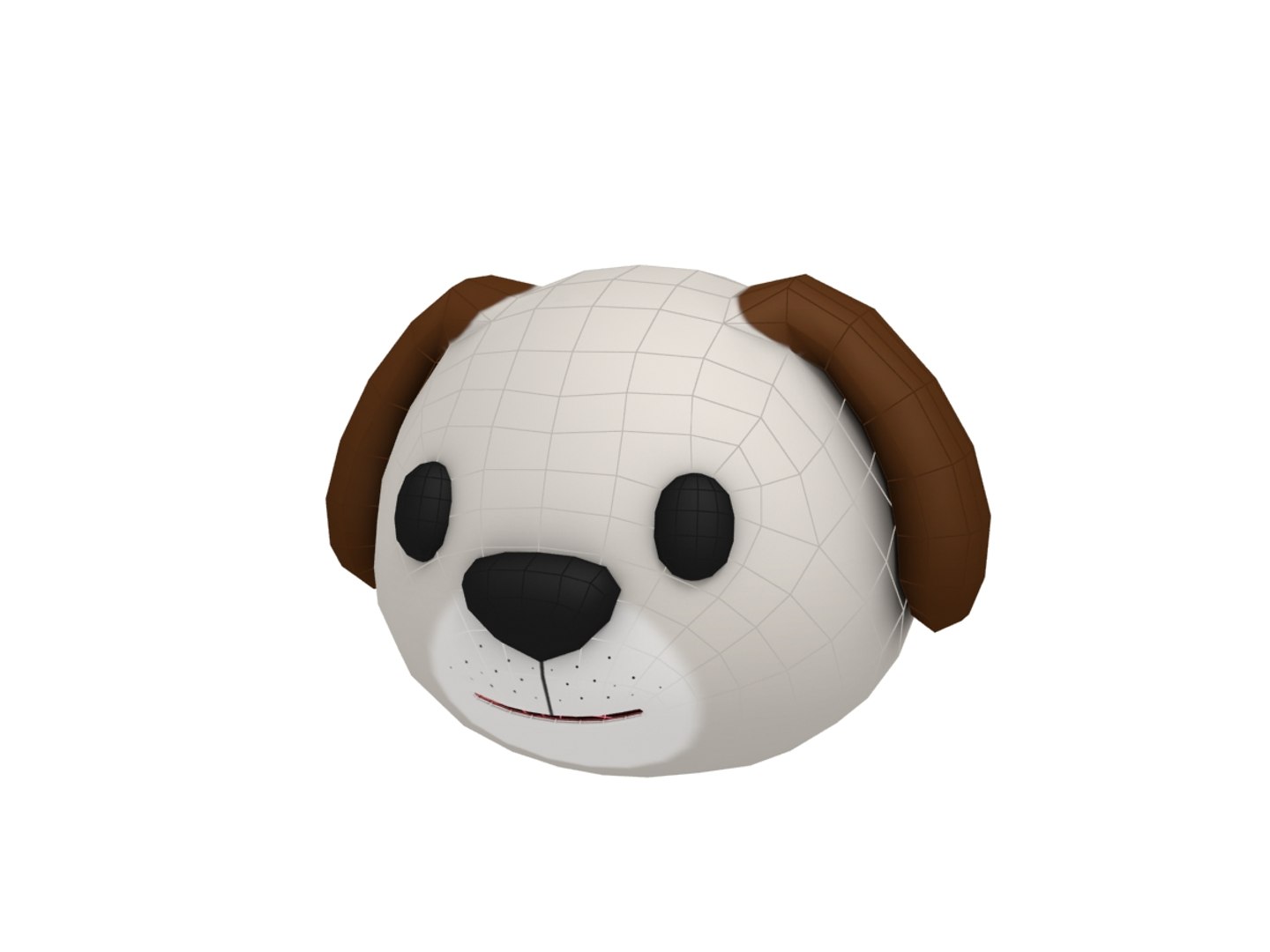 3D Dog Head - TurboSquid 1373919