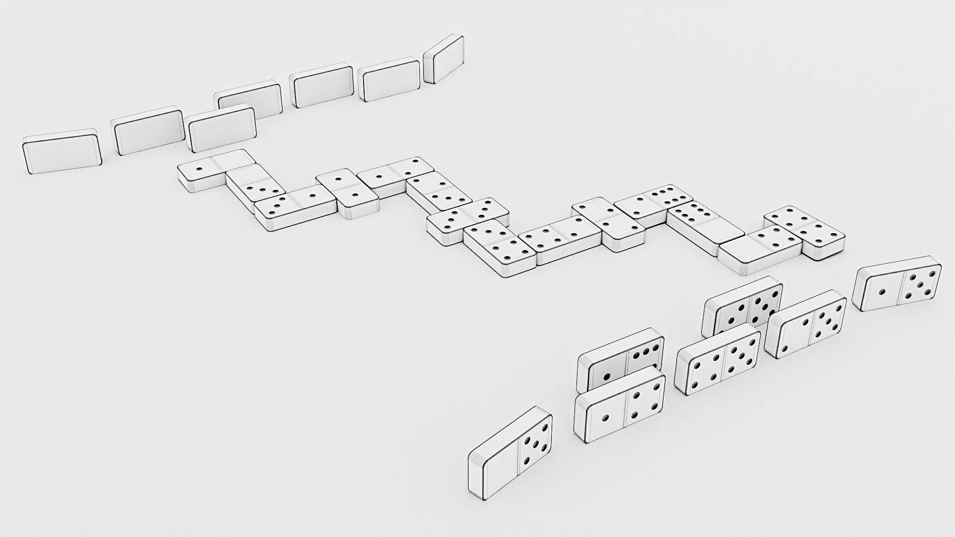 Domino 3D Model - TurboSquid 2348513