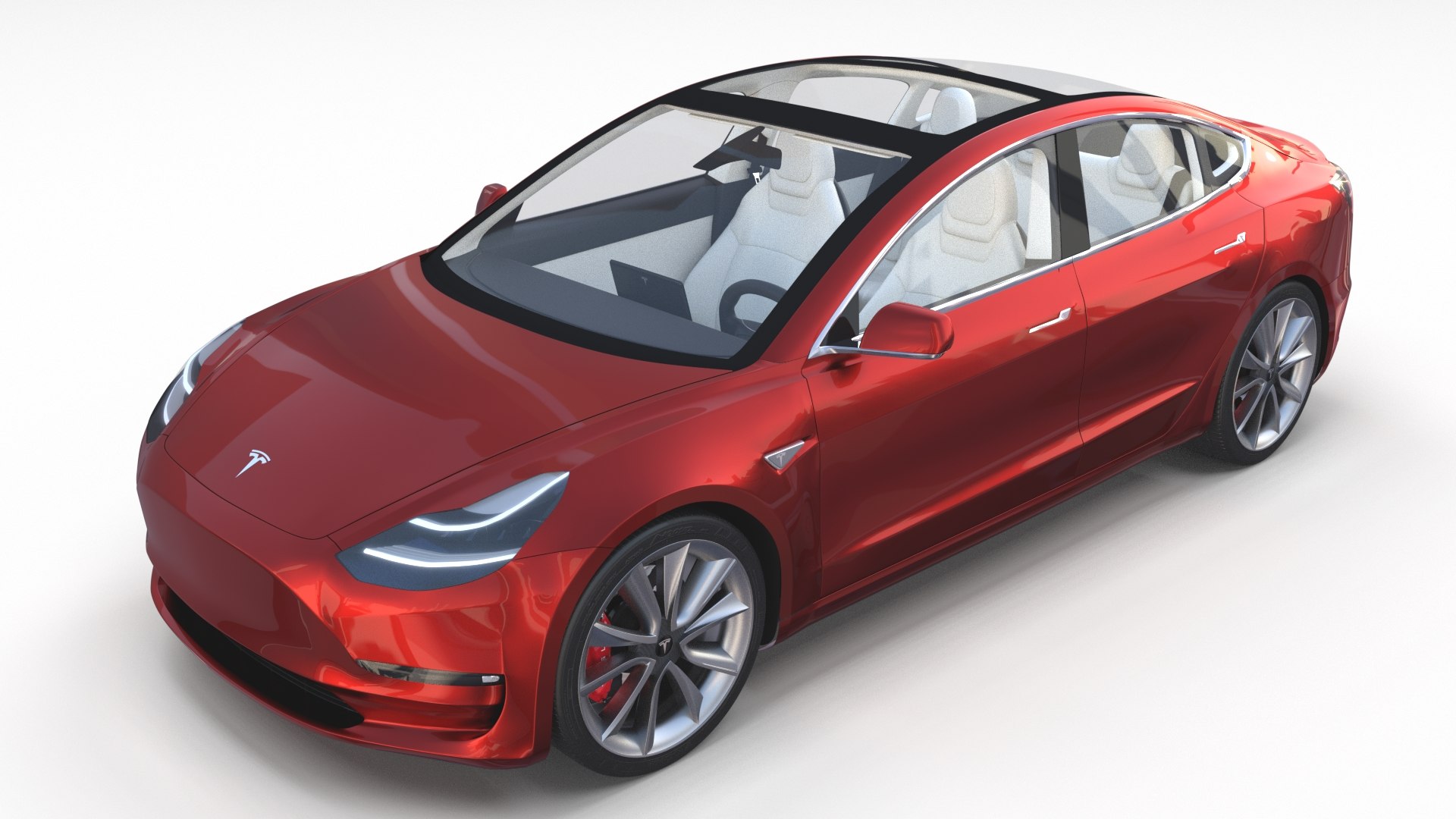 Pack 3 Tesla Interior 3D Model - TurboSquid 1154198