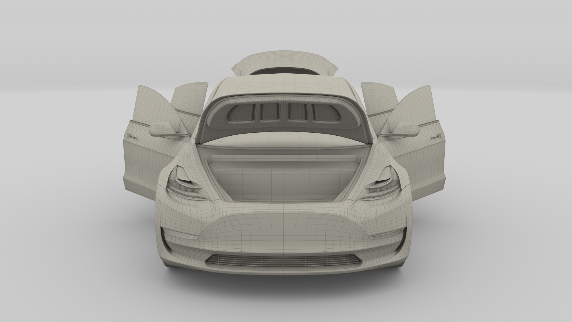 Pack 3 Tesla Interior 3D Model - TurboSquid 1154198