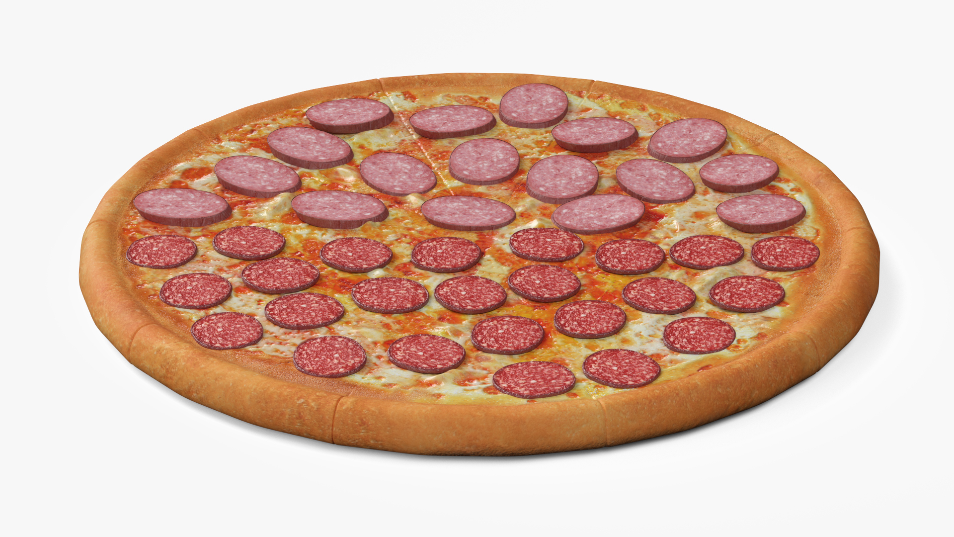 3D Classic Salami Pizza - TurboSquid 2262311
