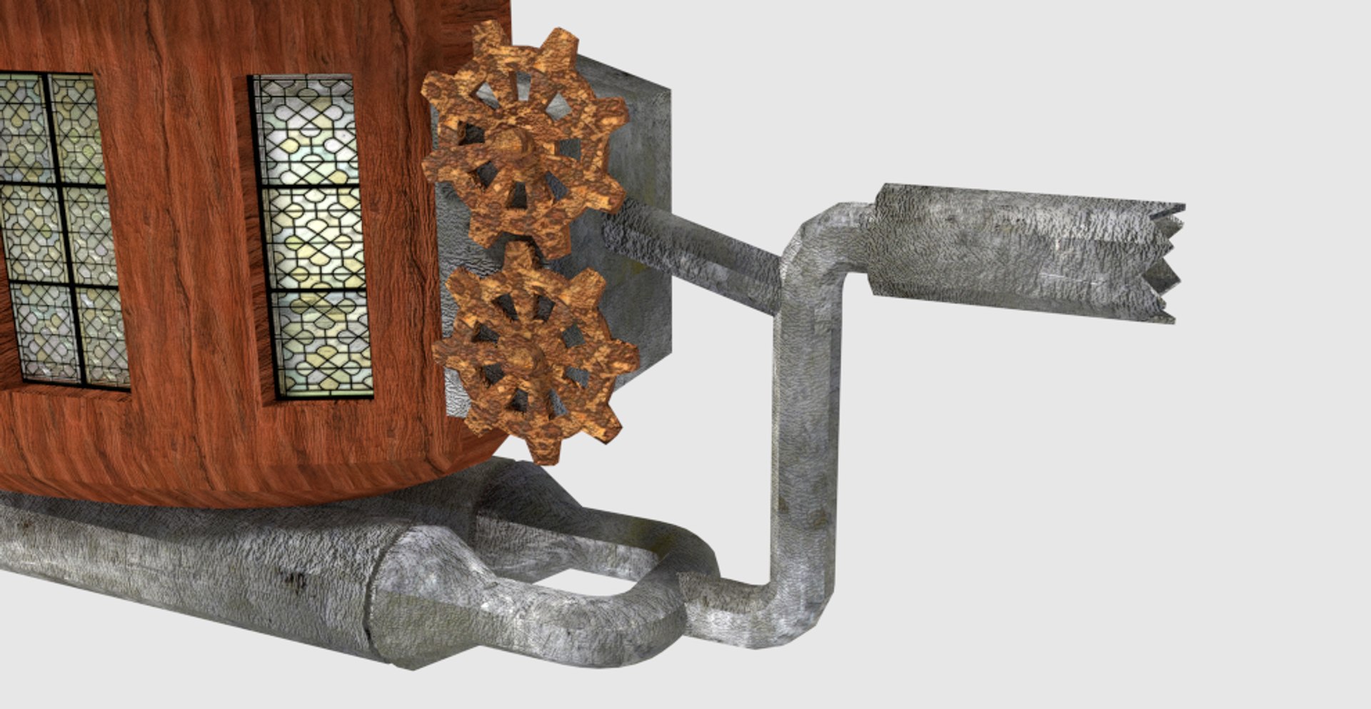 3ds Blimp Steam Punk