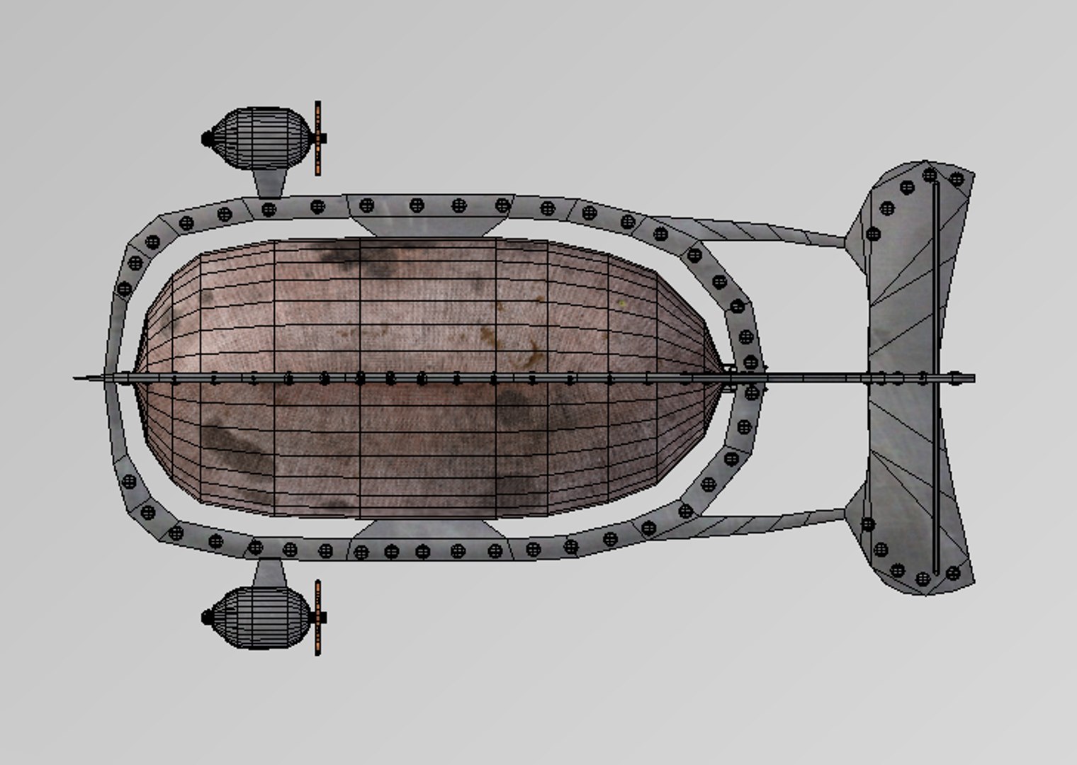 3ds Blimp Steam Punk