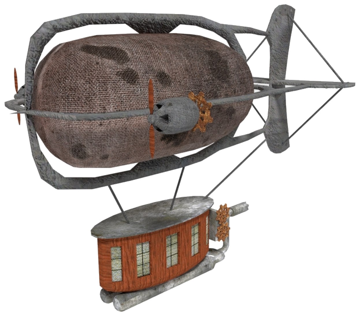 3ds Blimp Steam Punk
