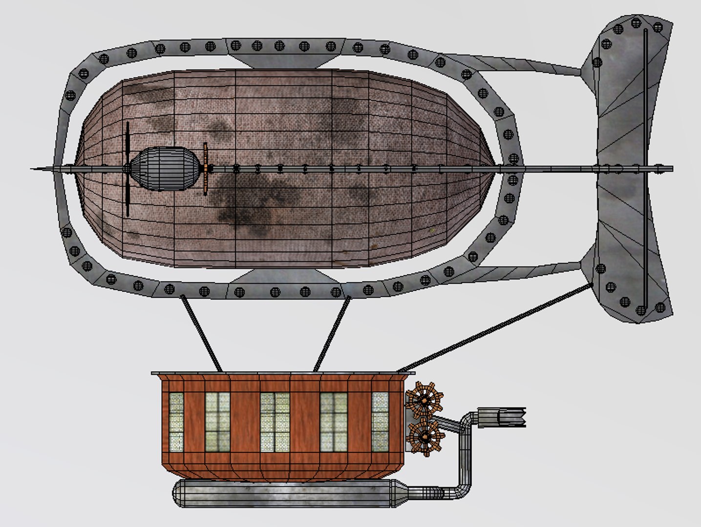 3ds Blimp Steam Punk