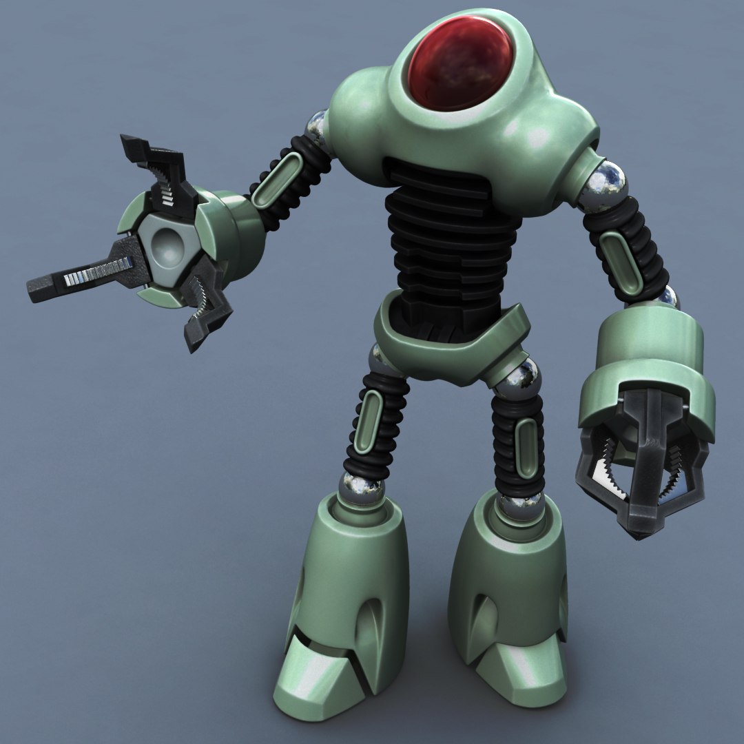 Ma Rigged Toons Robot