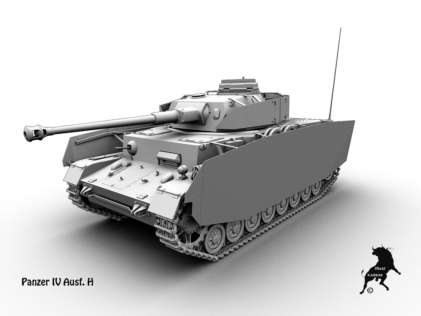 3d Model Panzer Iv Ausf H