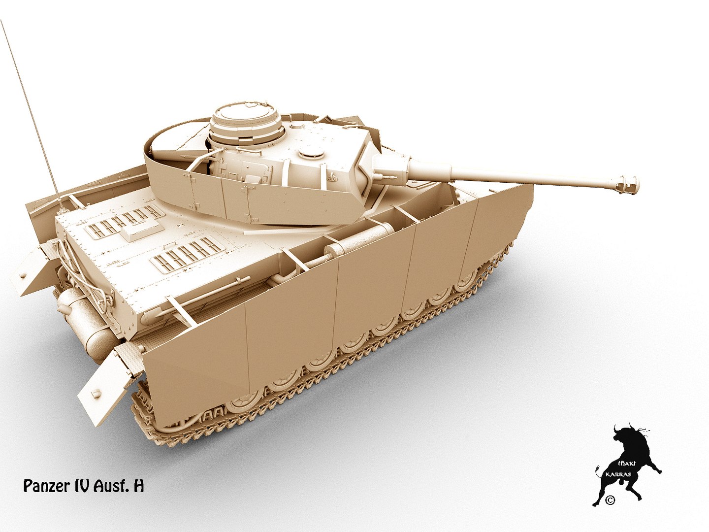 3d Model Panzer Iv Ausf H
