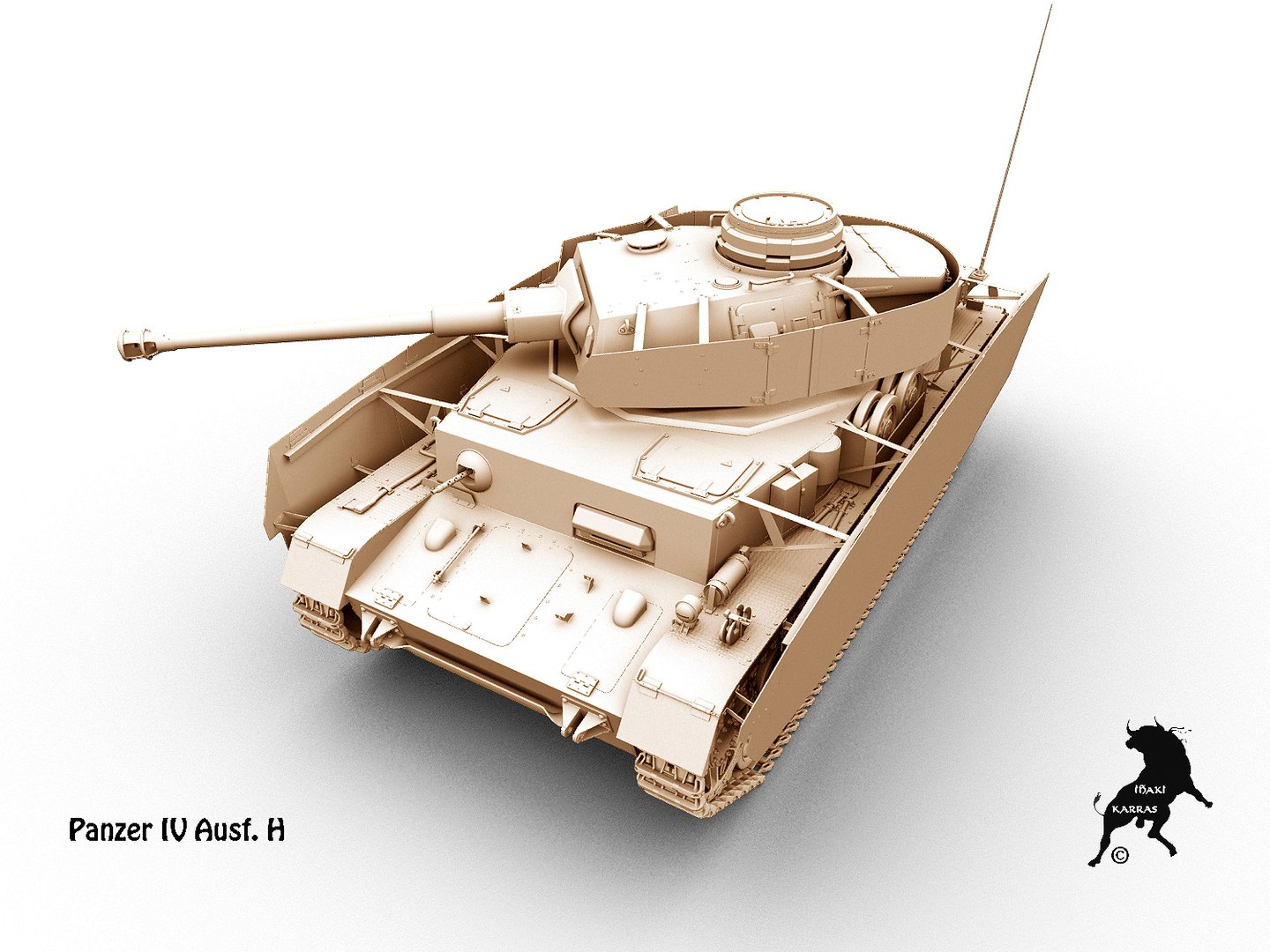 3d Model Panzer Iv Ausf H