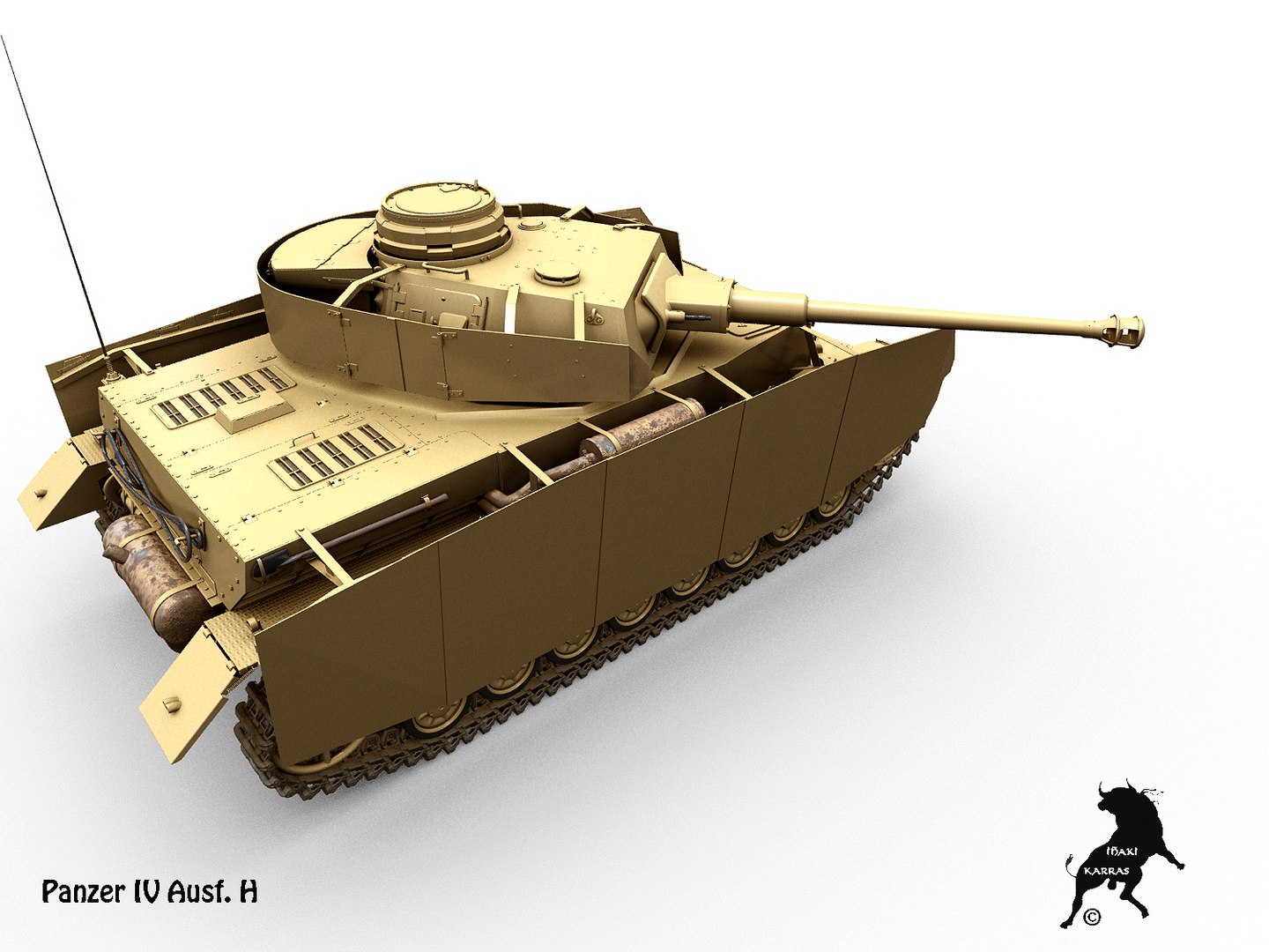 3d Model Panzer Iv Ausf H