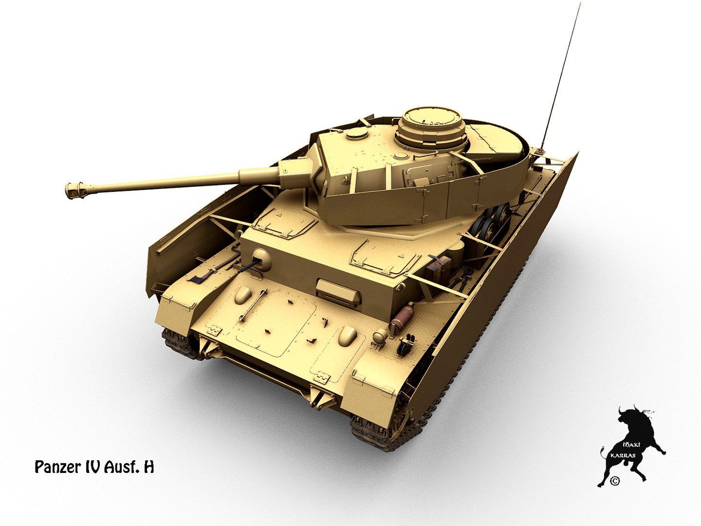 3d Model Panzer Iv Ausf H
