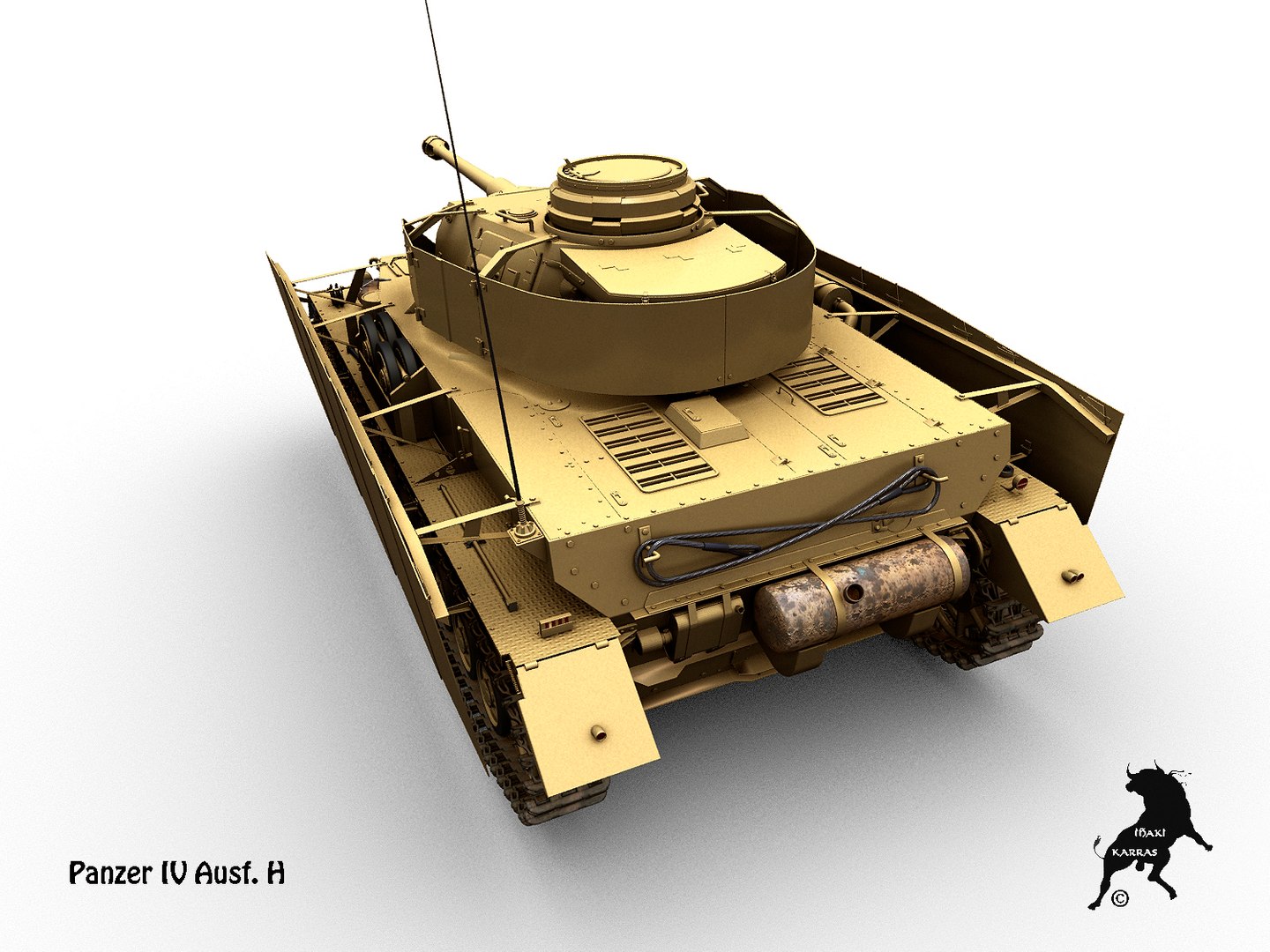 3d Model Panzer Iv Ausf H