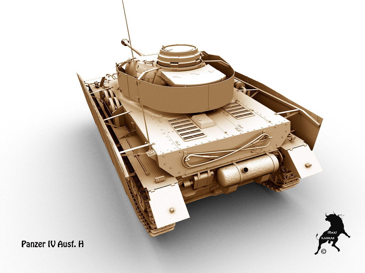 3d Model Panzer Iv Ausf H