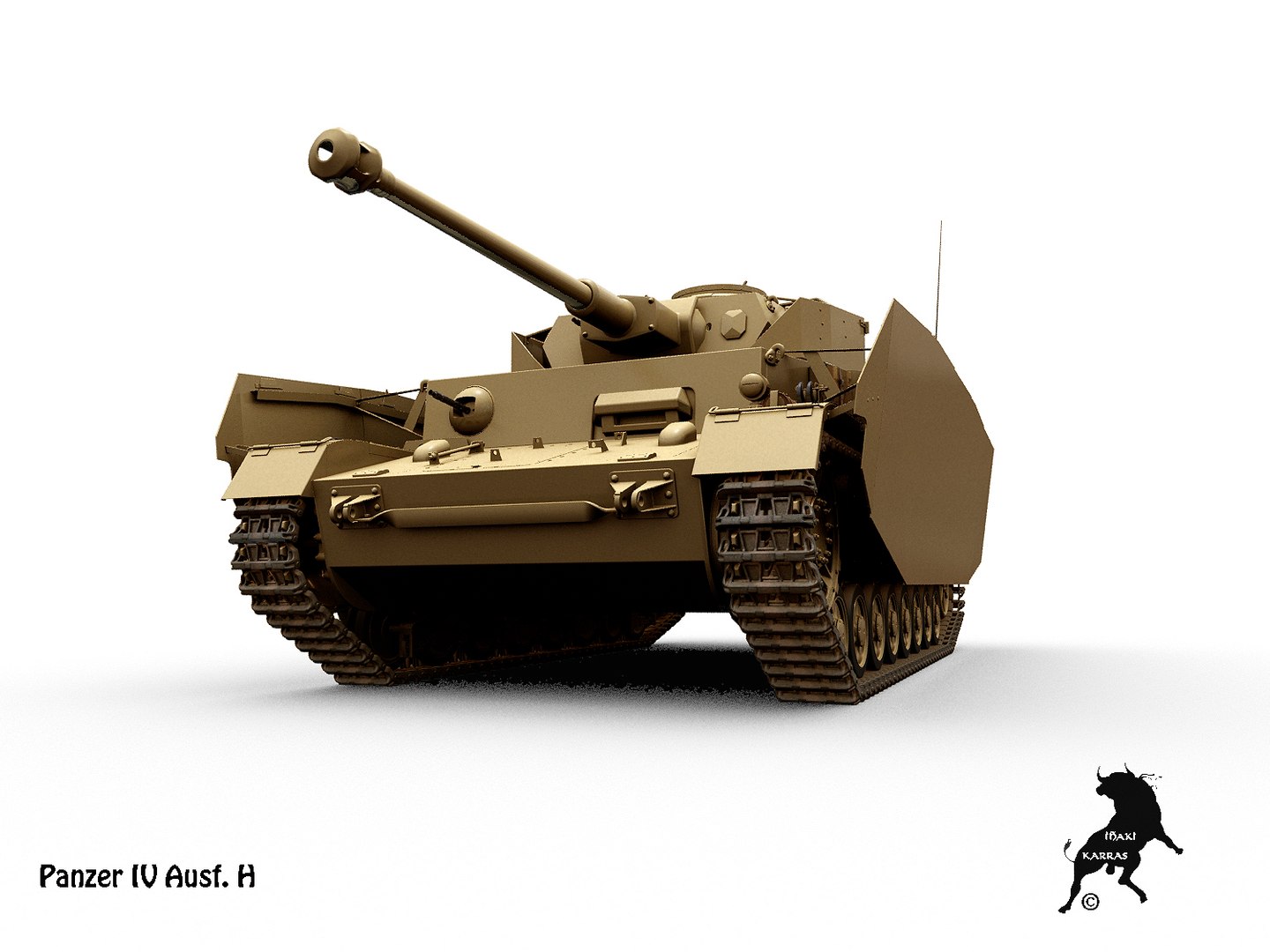 3d Model Panzer Iv Ausf H
