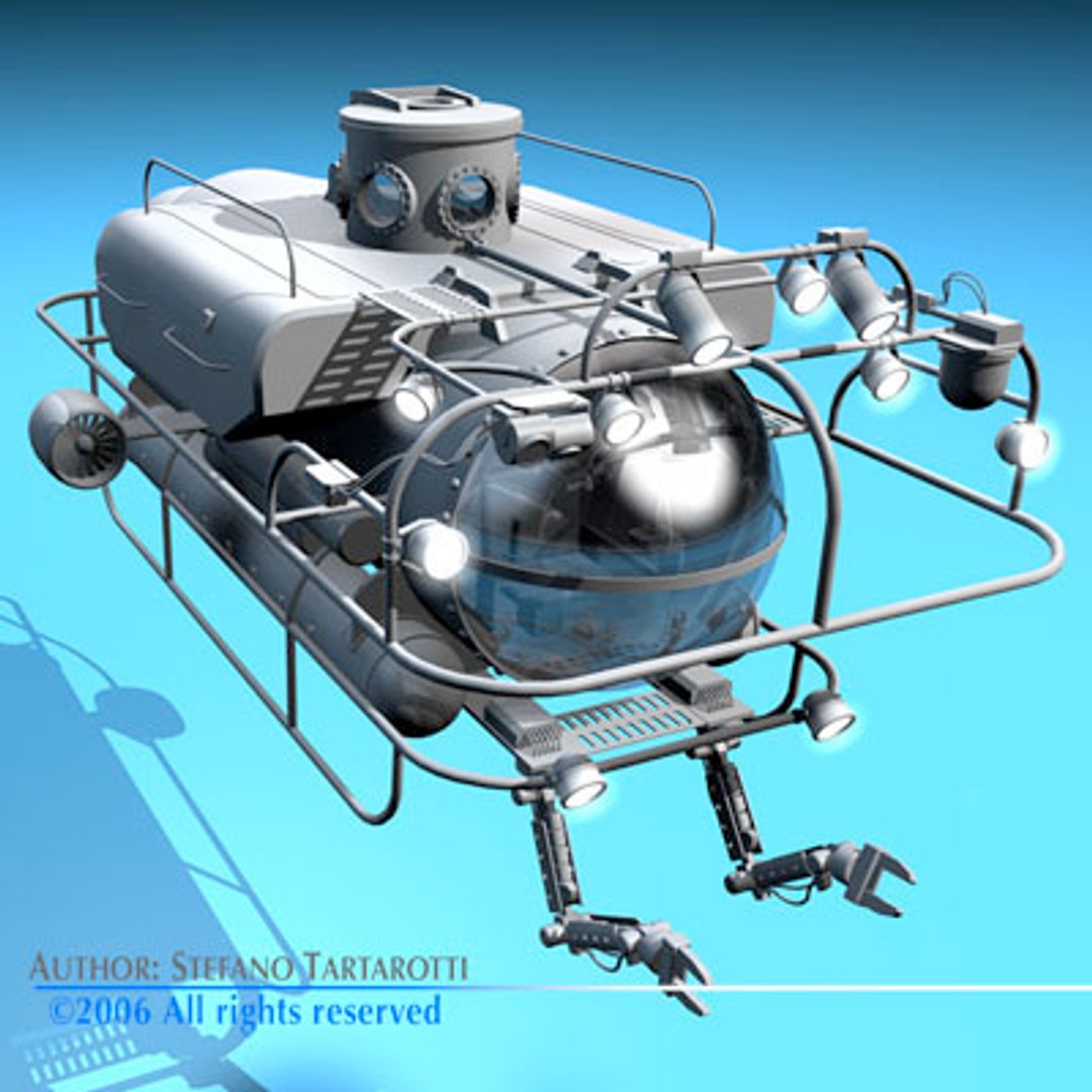 3d Model Submersible Vessel