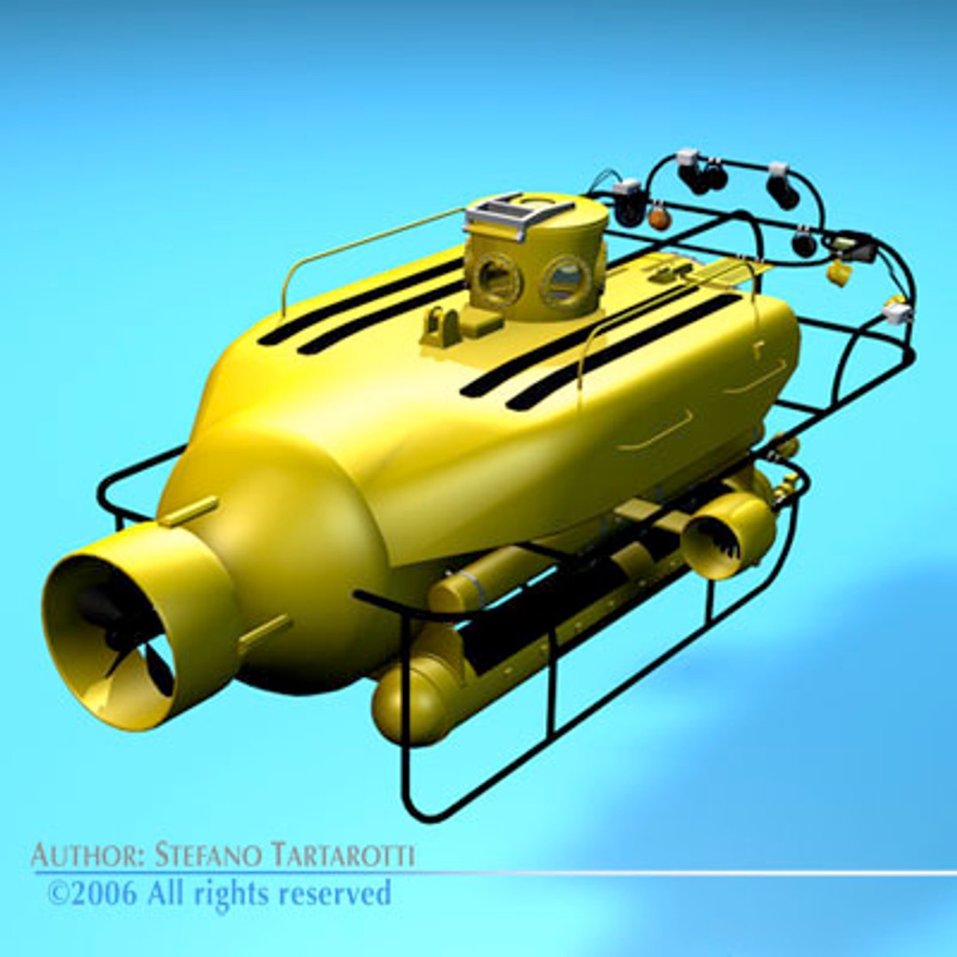 3d Model Submersible Vessel