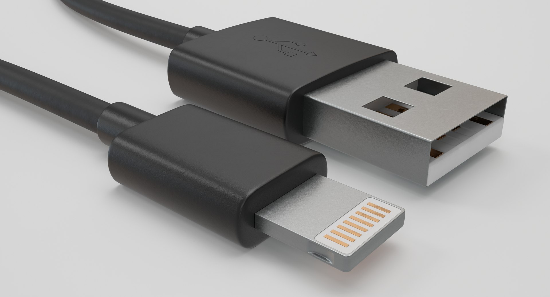 3D Usb Type-a Male Lightning Model - TurboSquid 1269795