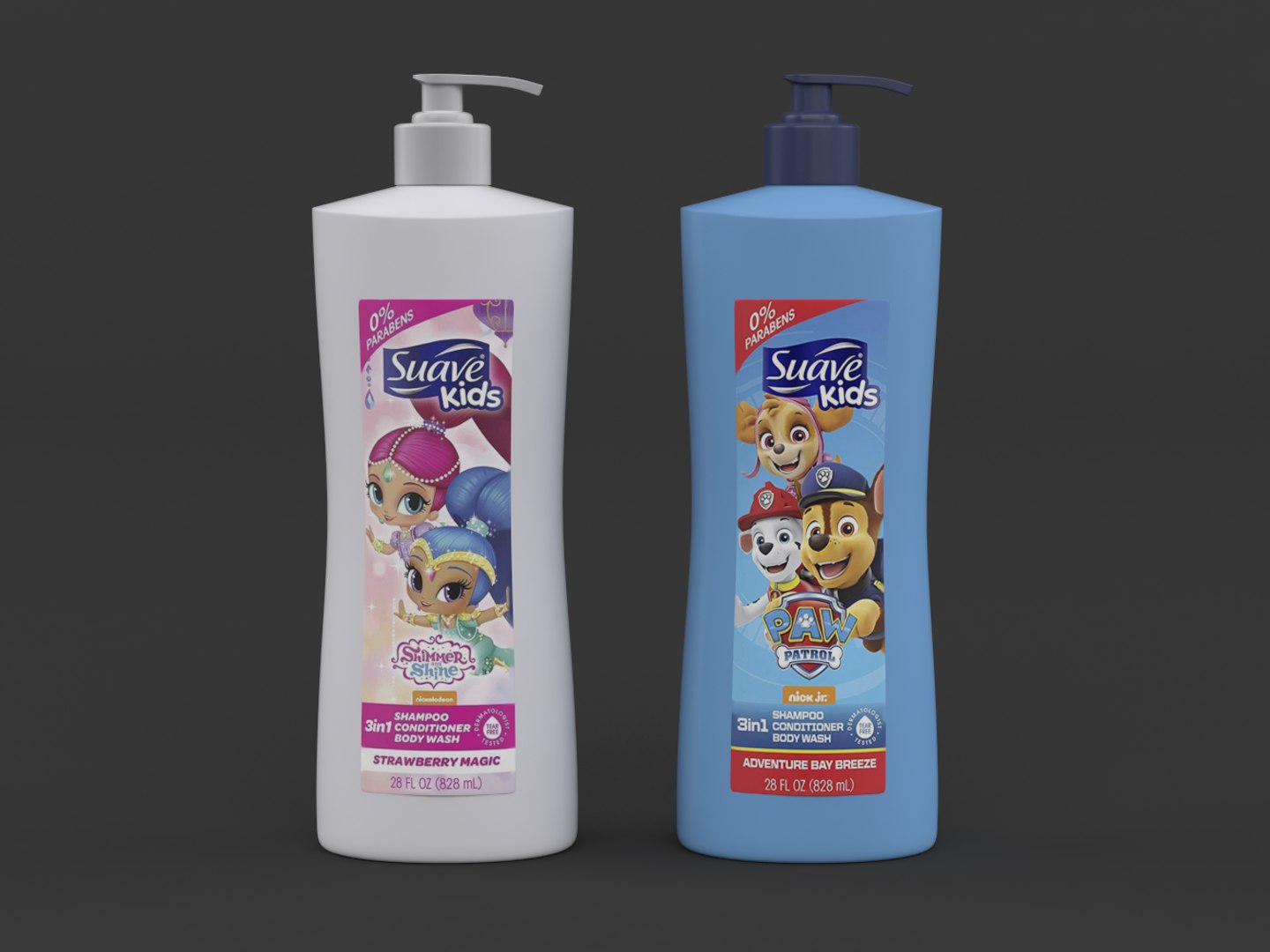 Suave Kids Shampoo Conditioner 3D Model - TurboSquid 1478469