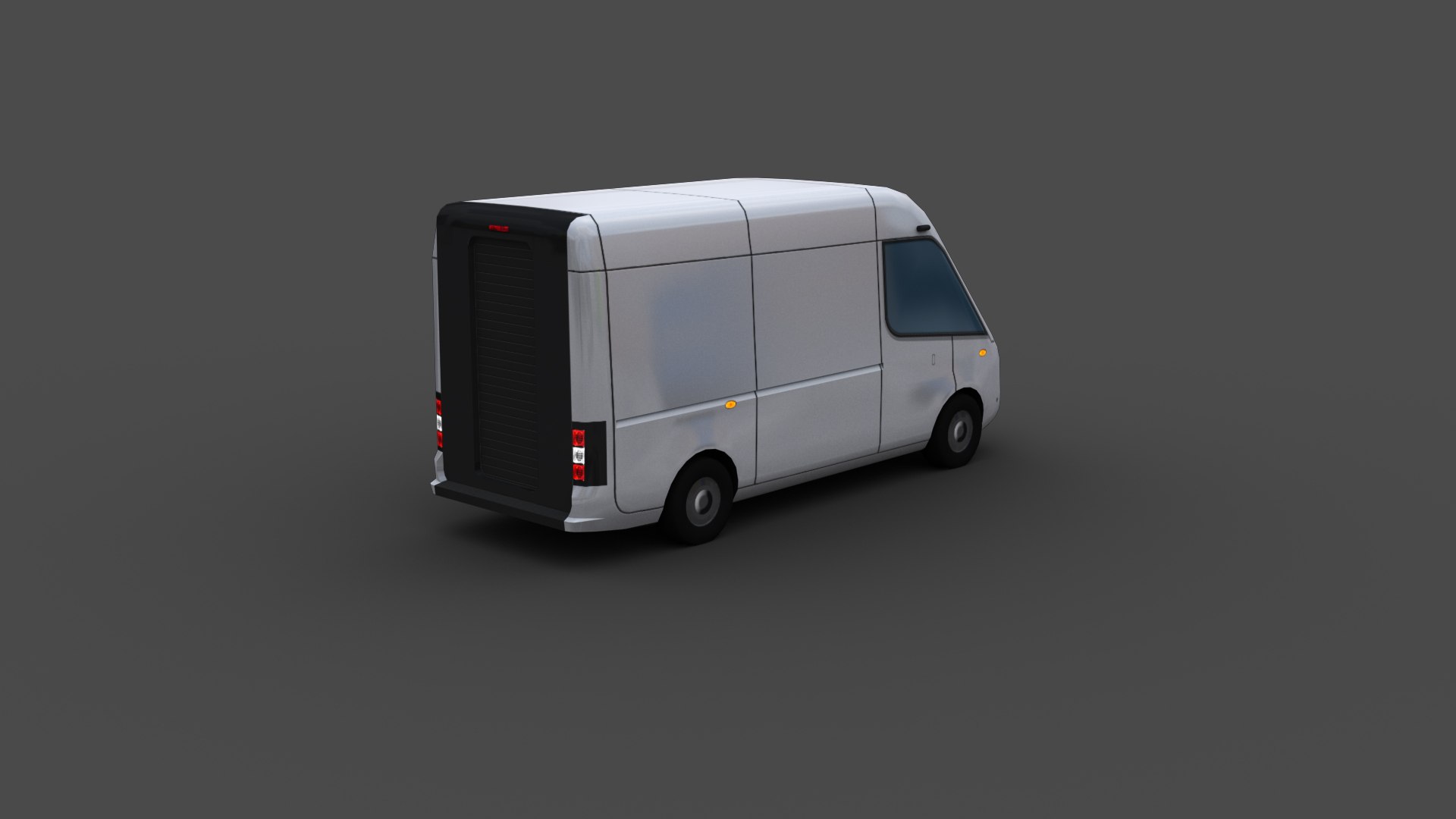 Electric Van Arrival Lowpoly model - TurboSquid 2182402