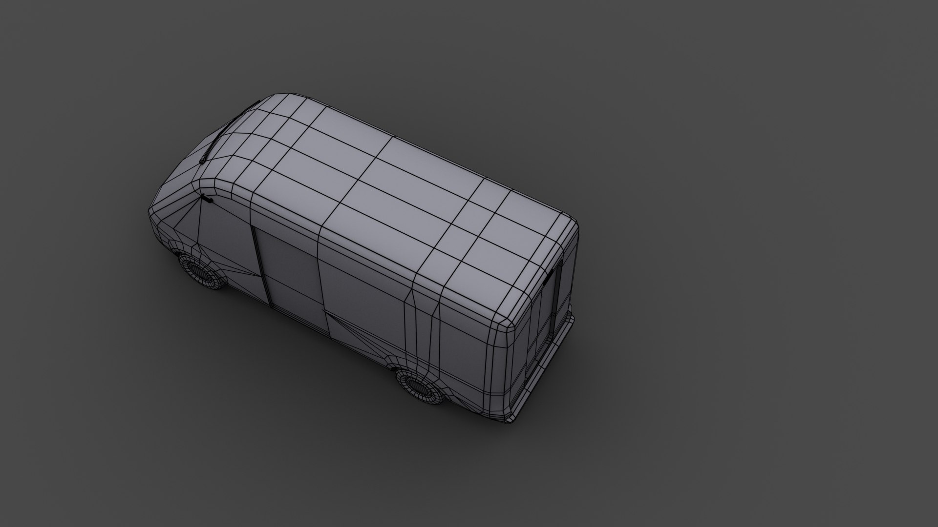 Electric Van Arrival Lowpoly model - TurboSquid 2182402