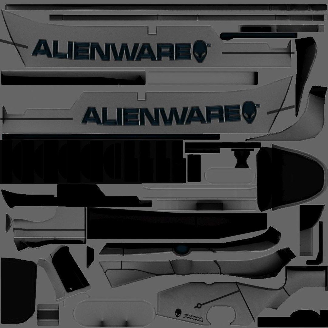 3D Model M4A1 AlienWare - TurboSquid 1867398