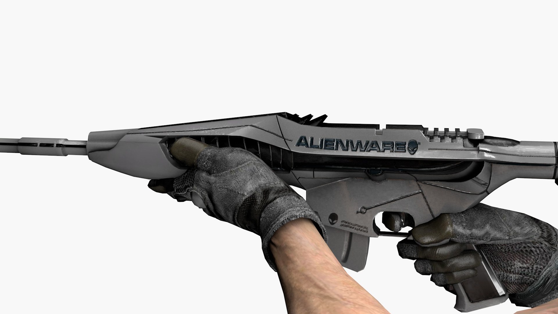 3D Model M4A1 AlienWare - TurboSquid 1867398