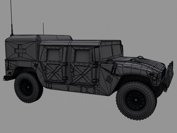 3d model file humvee
