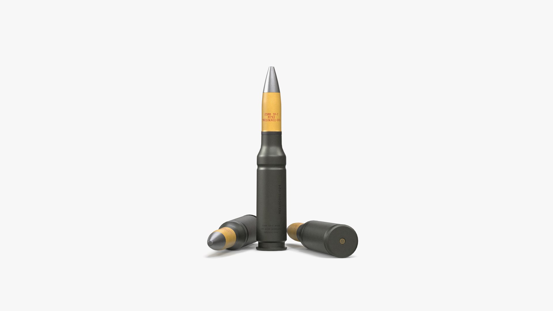 3D Bullet 25x137 - TurboSquid 2351206