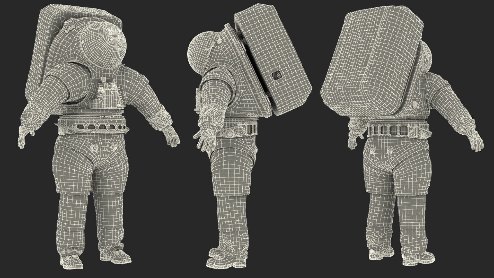 NASA Astronauts Rigged Collection Model - TurboSquid 2385622