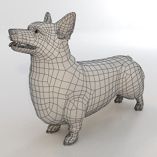 3d welsh-corgi pembroke dogs corgi