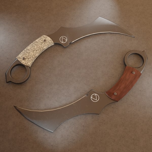 Karambit knife digital 3D model - TurboSquid 1242941