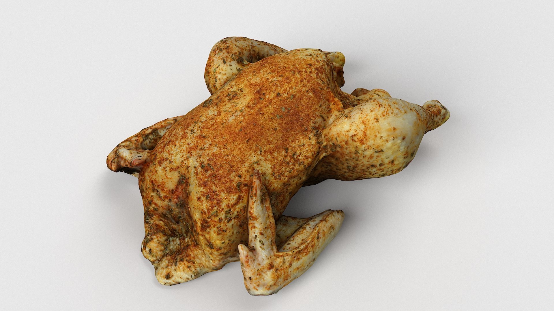 Roasted Chicken 3D Model - TurboSquid 1613631