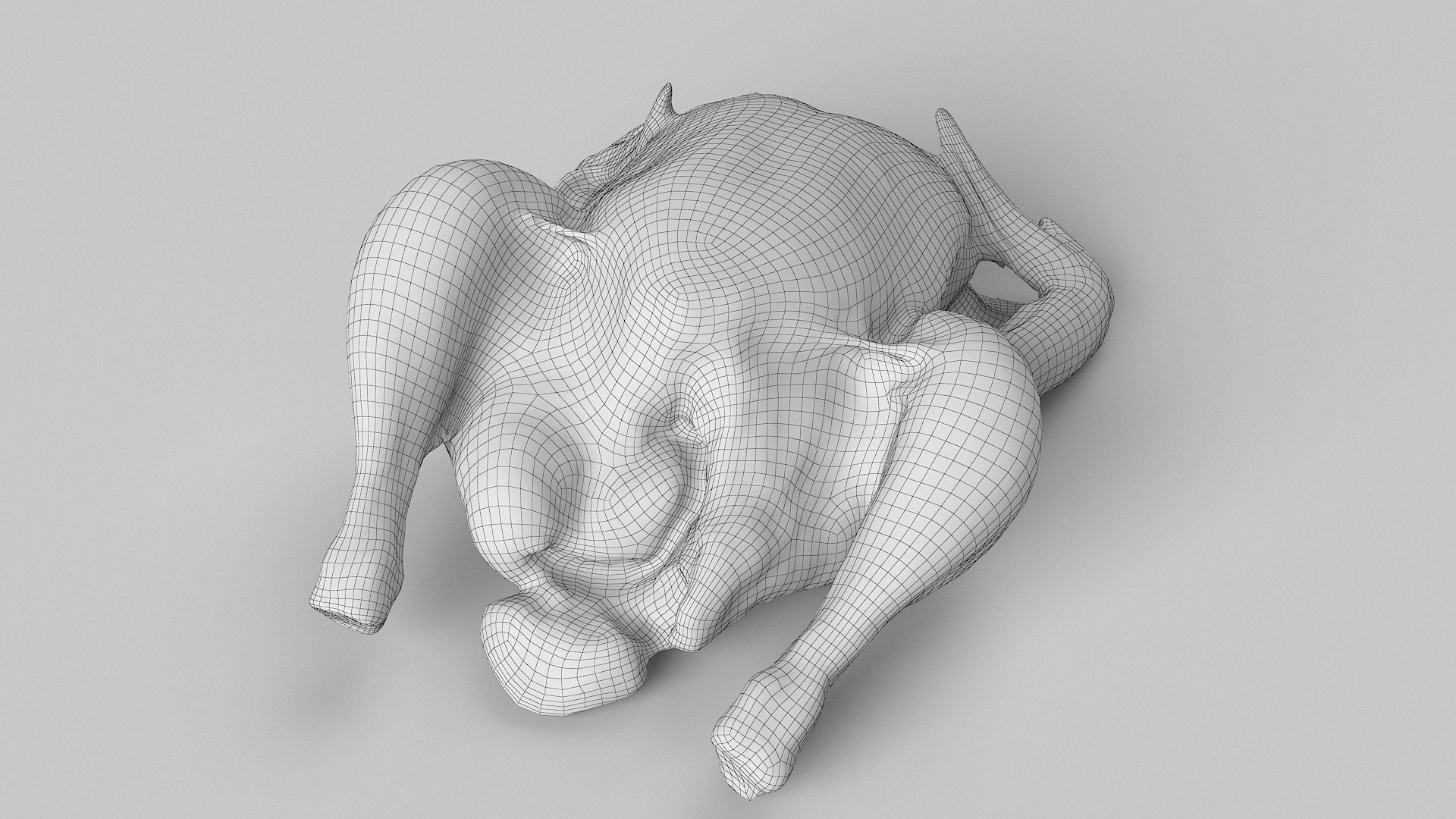 Roasted Chicken 3D Model - TurboSquid 1613631