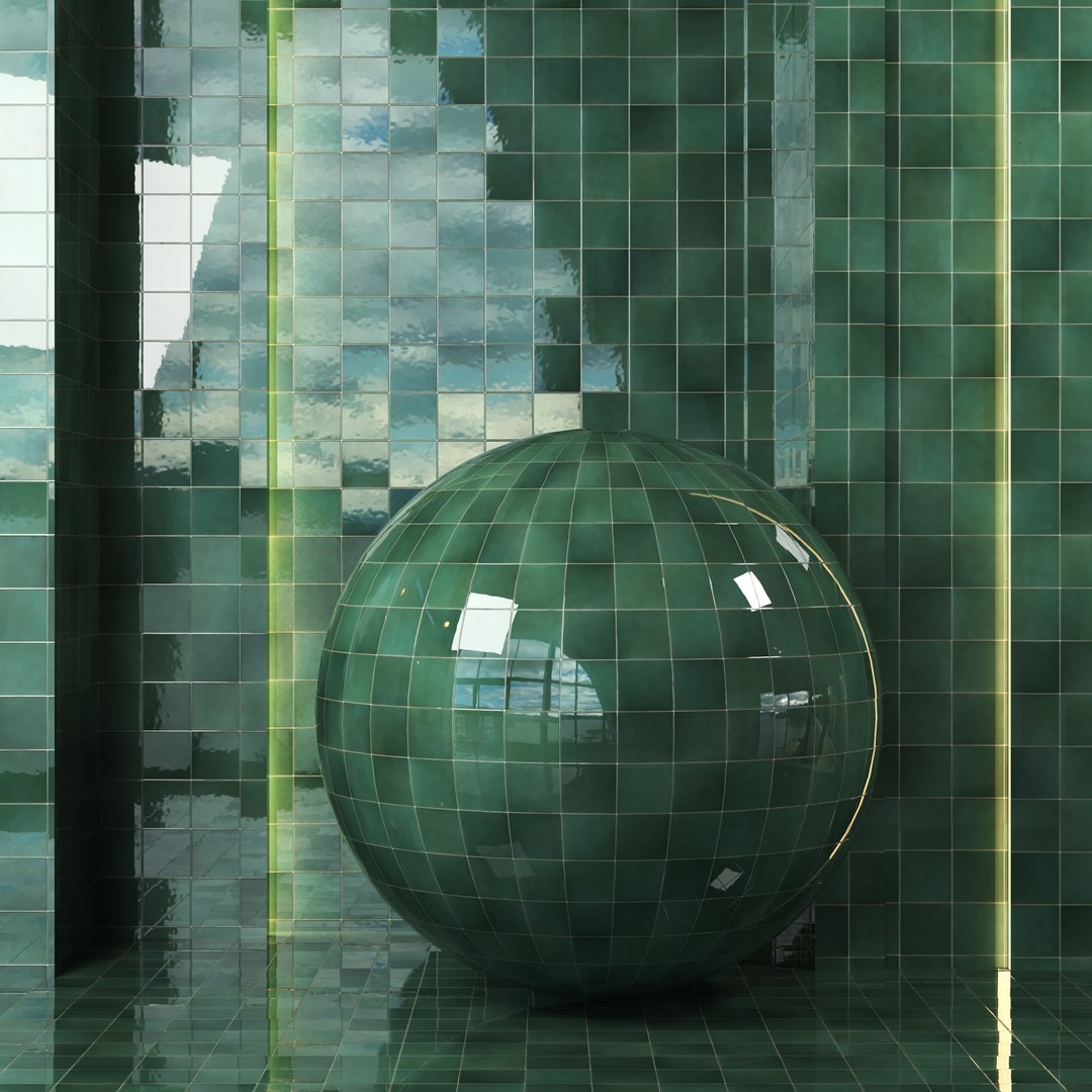 3D 4k5color Portmore Glazed Ceramic Tile Texture-Seamless Model ...