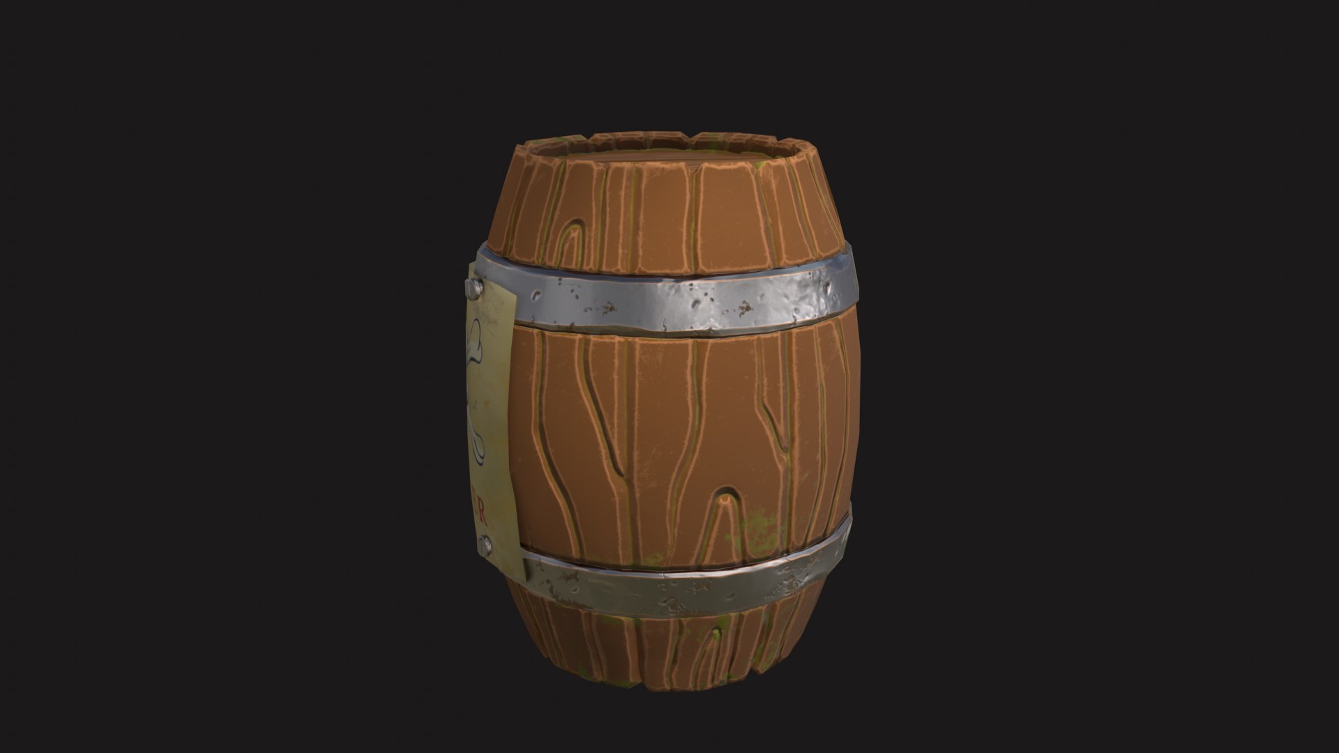 Gunpowder Barrel 3D Model - TurboSquid 2238818