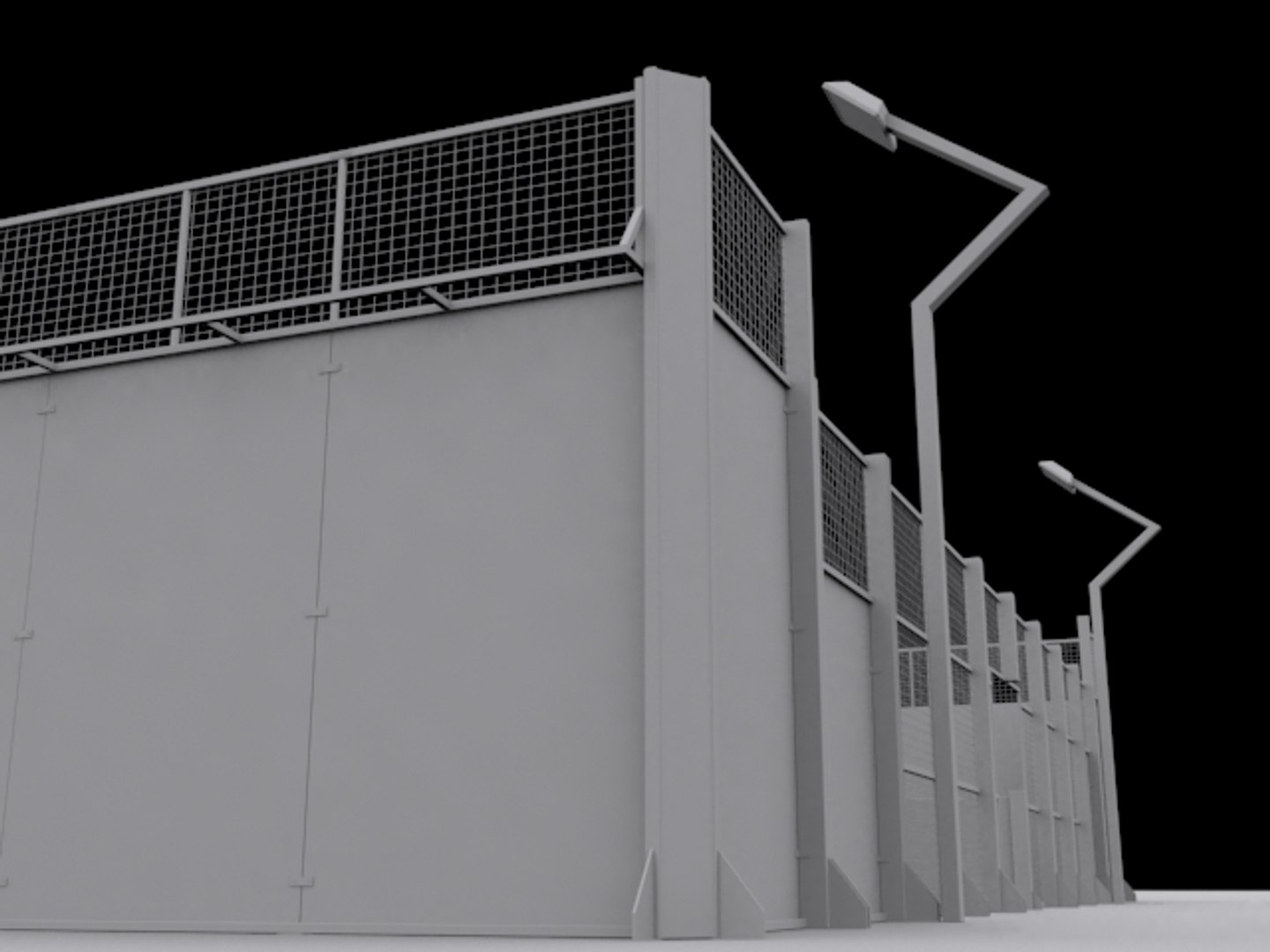 Padel Court 3d Model