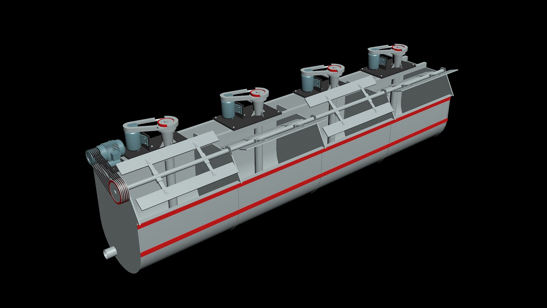 Flotation cell 3D model - TurboSquid 2171144