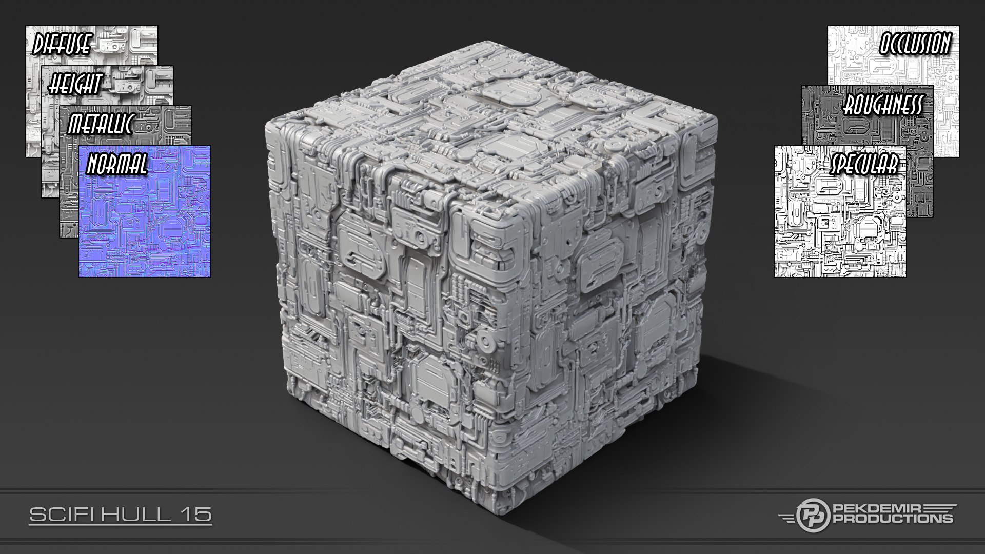 3D PBR Scifi Hull Texture Collection - TurboSquid 2105679