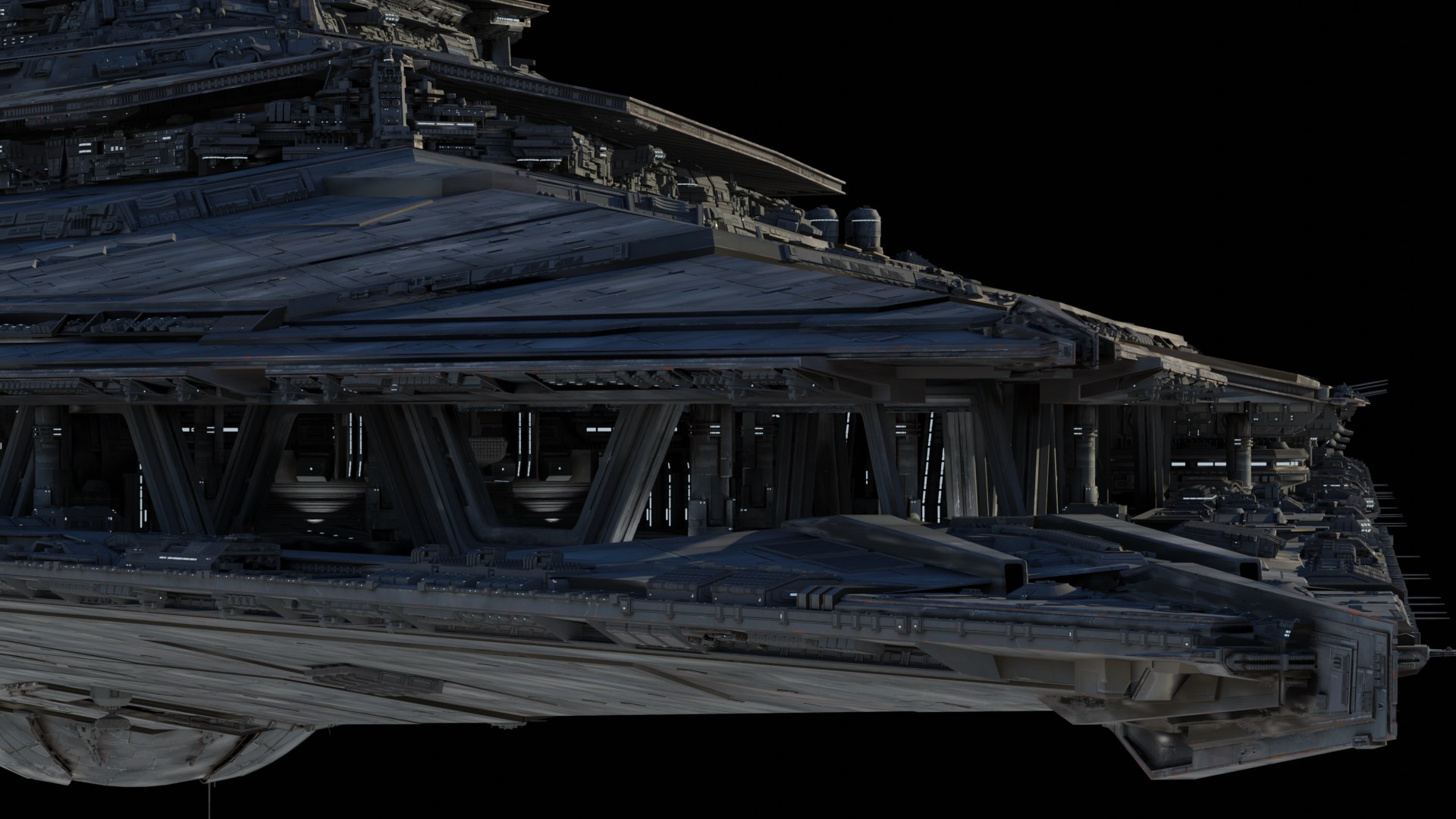 3D Star Wars Resurgent Class Star Destroyer - TurboSquid 2135503