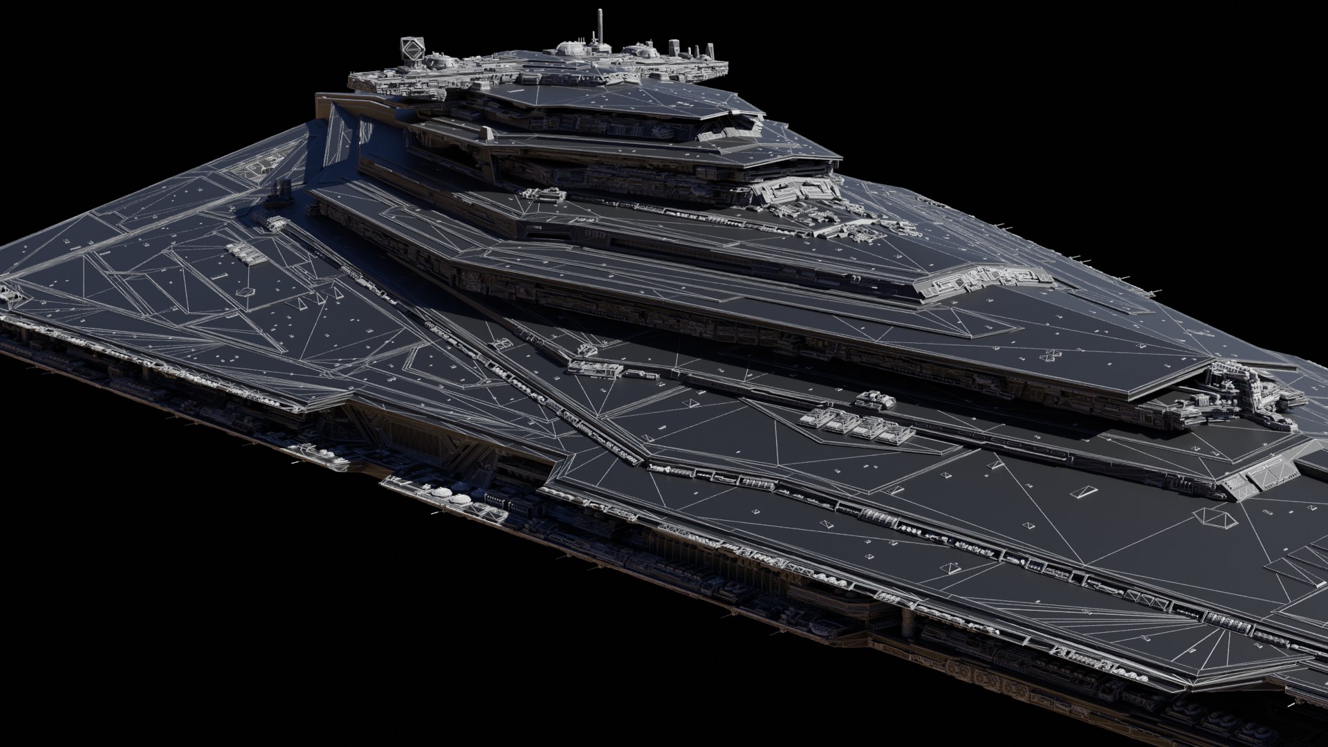3D Star Wars Resurgent Class Star Destroyer - TurboSquid 2135503