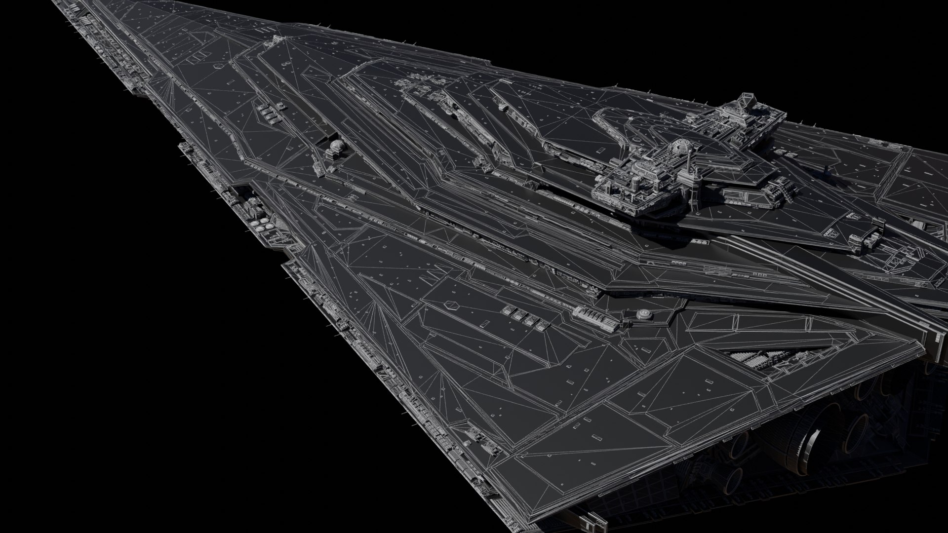 3D Star Wars Resurgent Class Star Destroyer - TurboSquid 2135503