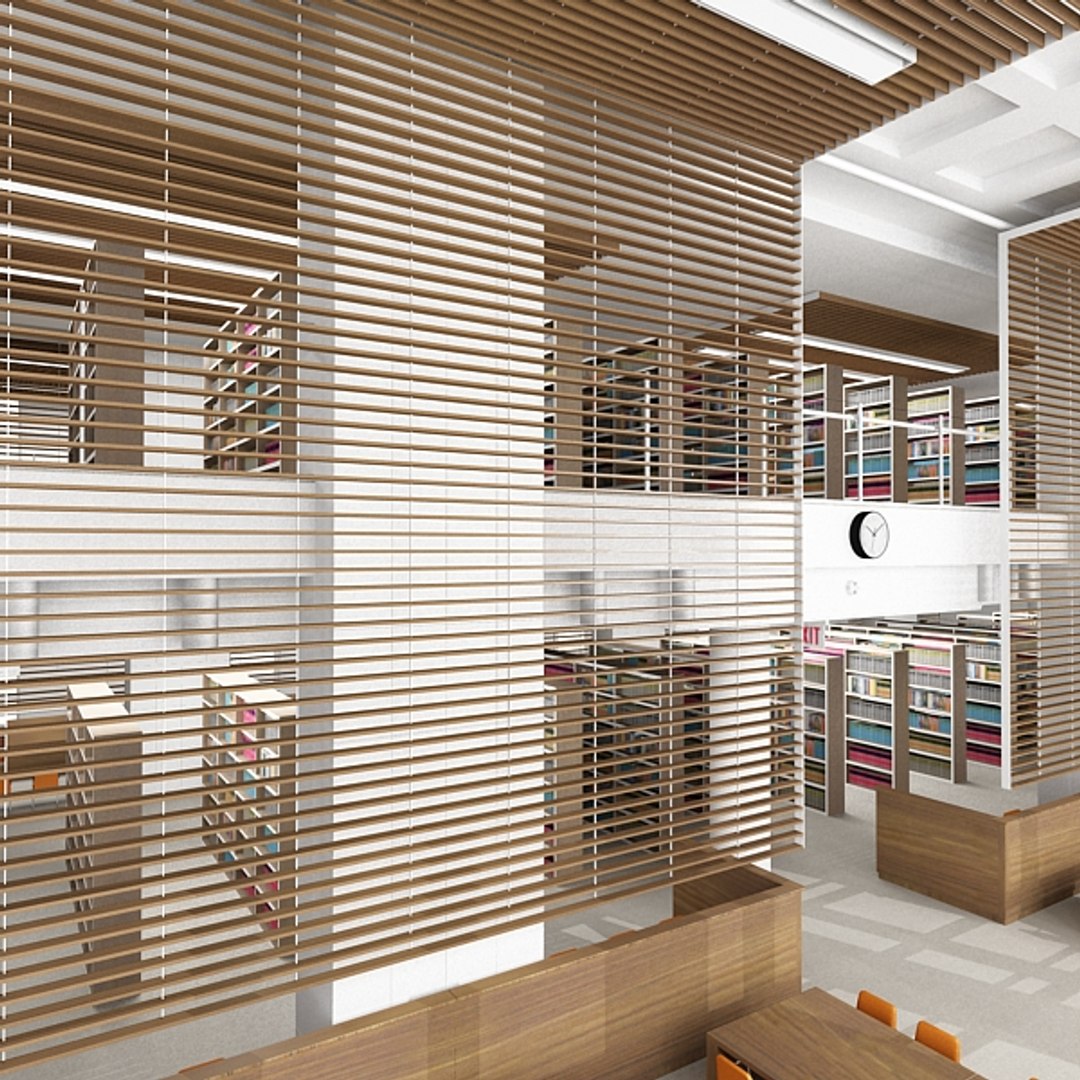 Library Version 3d Model