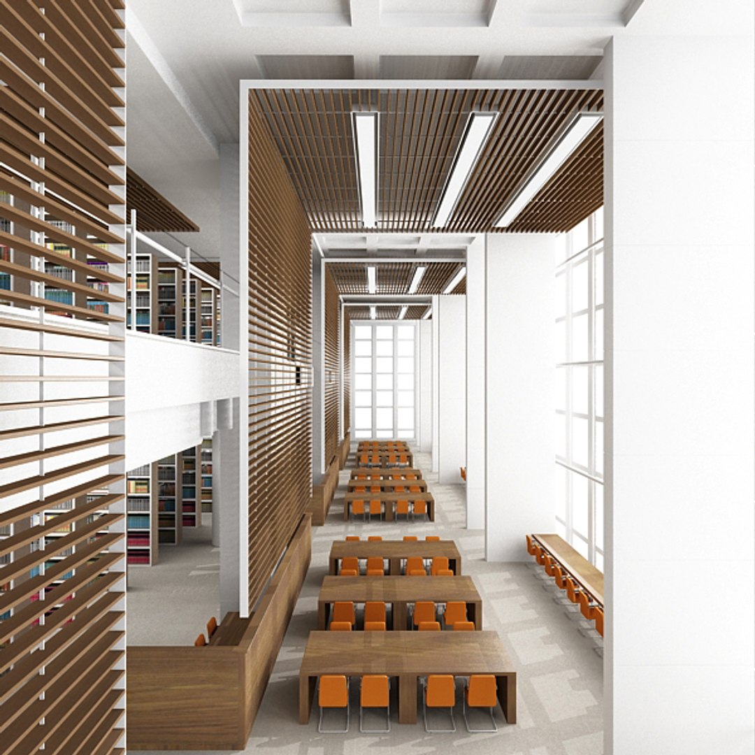 Library Version 3d Model