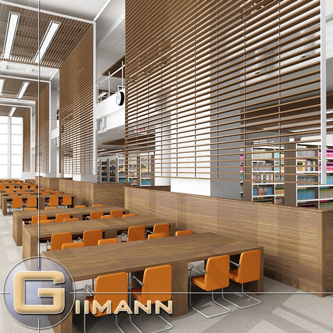 Library Version 3d Model