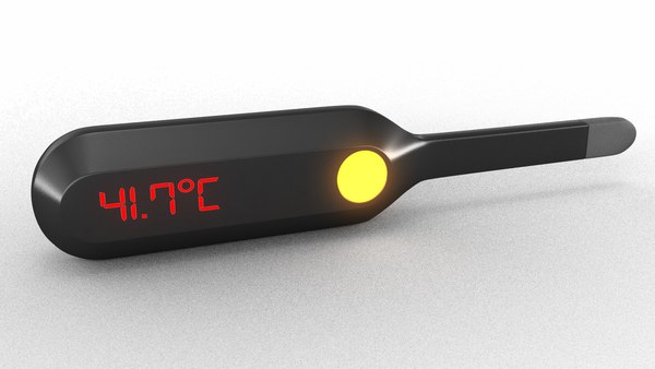Digital thermometer 3D model - TurboSquid 1613936