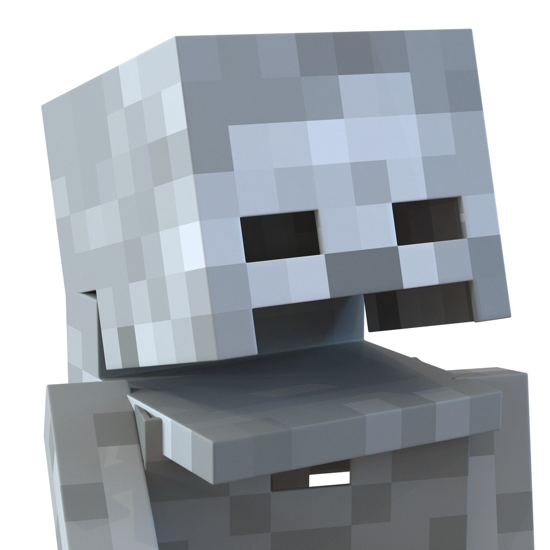 3D model minecraft skeleton rigged modo - TurboSquid 1537617